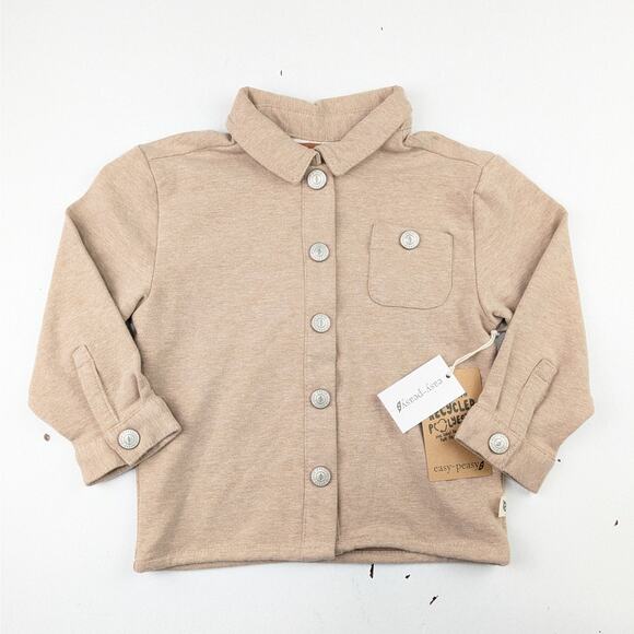 Easy Peasy | Jackets & Coats | Easy Peasy Tan Shacket | Poshmark